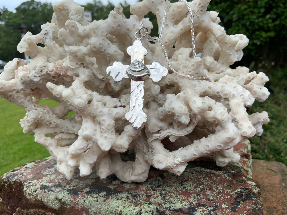 Cross with Pawleys Island Shell